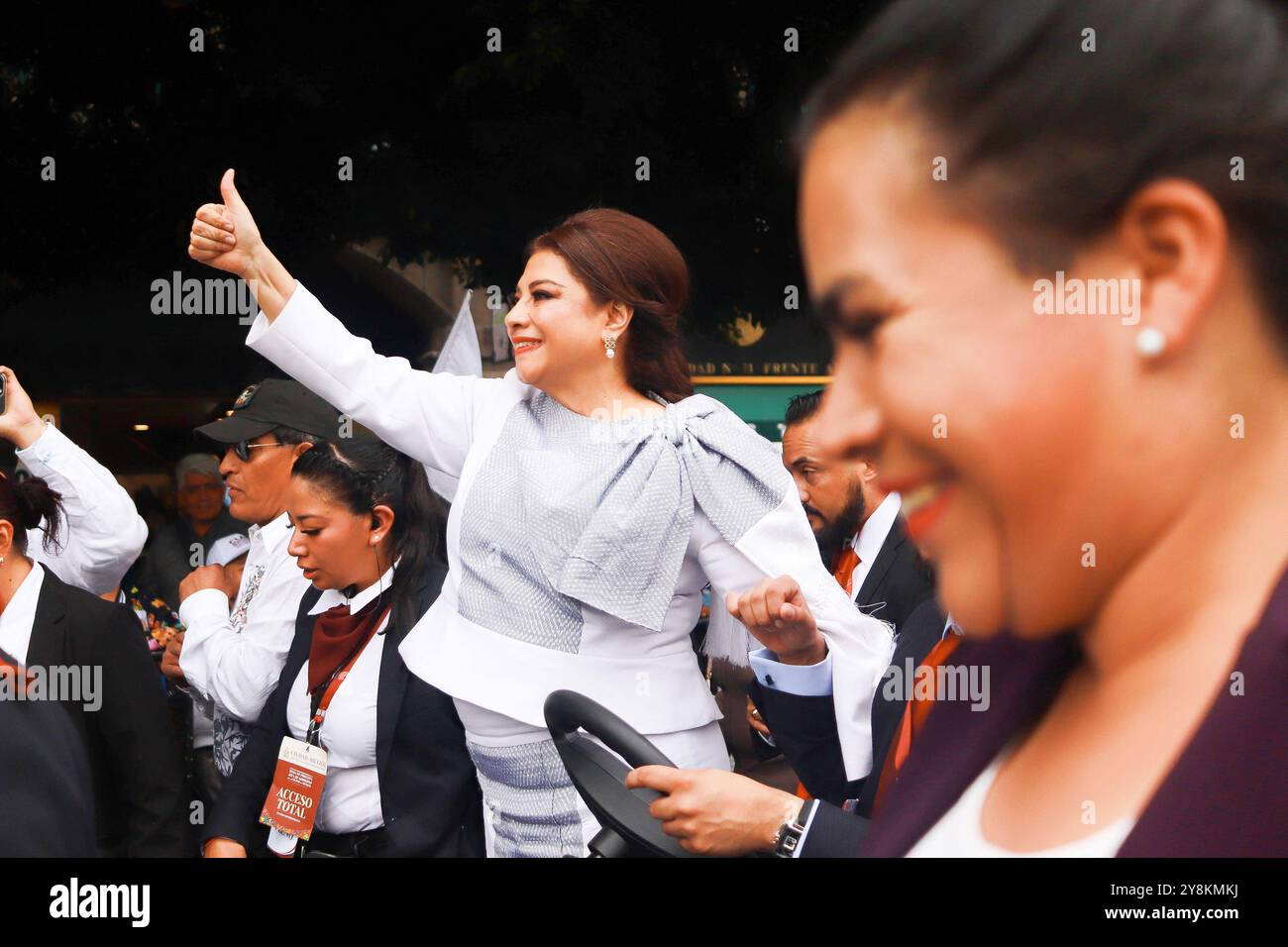 Baton Comand Ceremony For Clara Brugada as Mexico City Head of ...