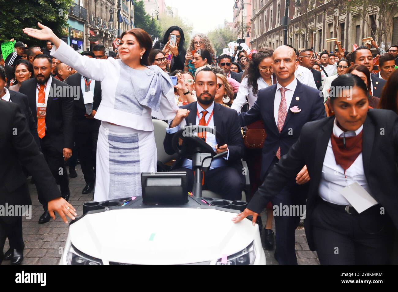 Baton Comand Ceremony For Clara Brugada as Mexico City Head of ...