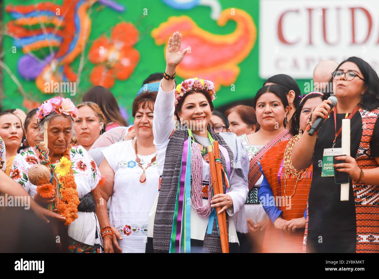 Baton Comand Ceremony For Clara Brugada as Mexico City Head of ...