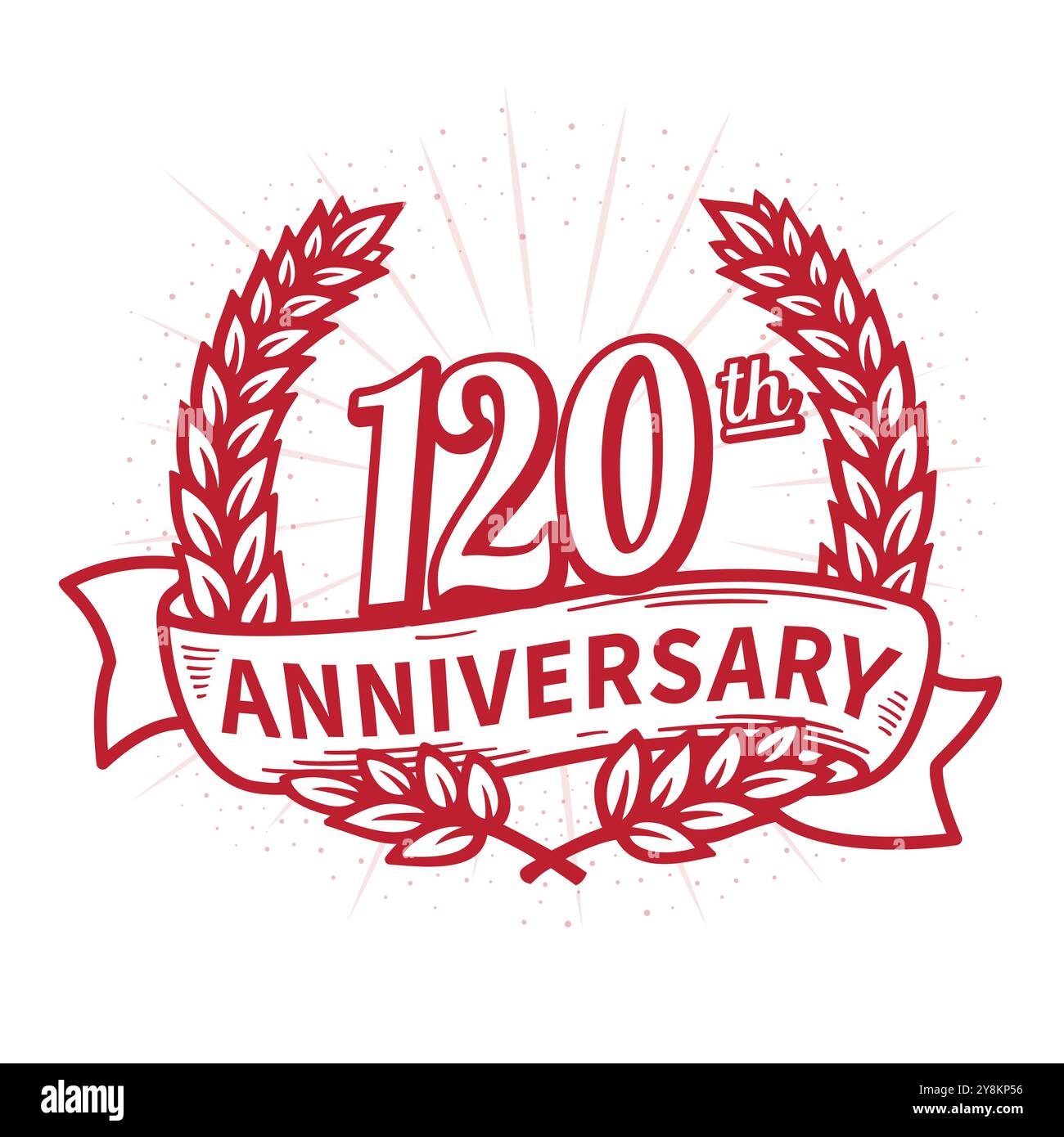 120 years anniversary celebration logotype. 120th anniversary logo ...