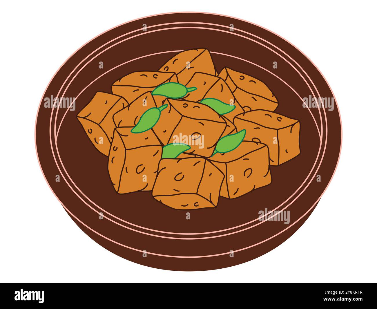 Tahu Sumedang Indonesia Western Java traditional dish street food snack ...