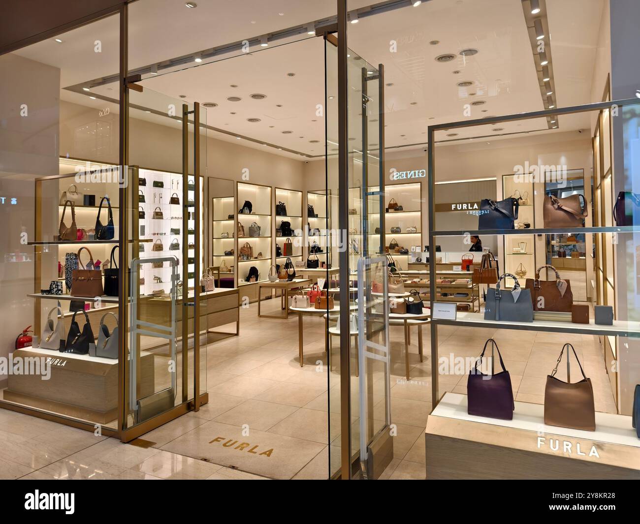 KUALA LUMPUR, MALAYSIA - AUGUST 28, 2024: Furla brand retail shop in ...