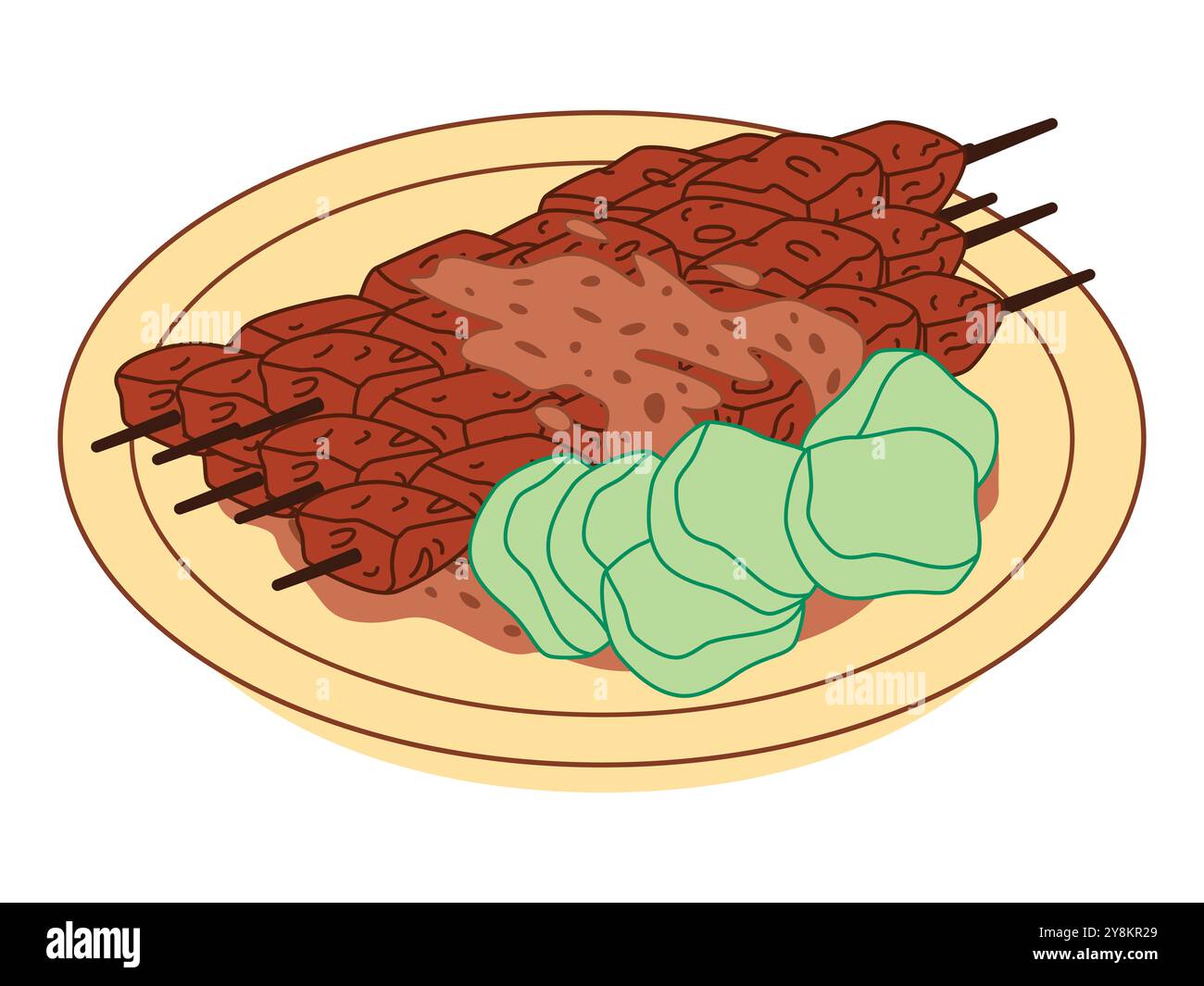 East java cuisine Stock Vector Images - Alamy