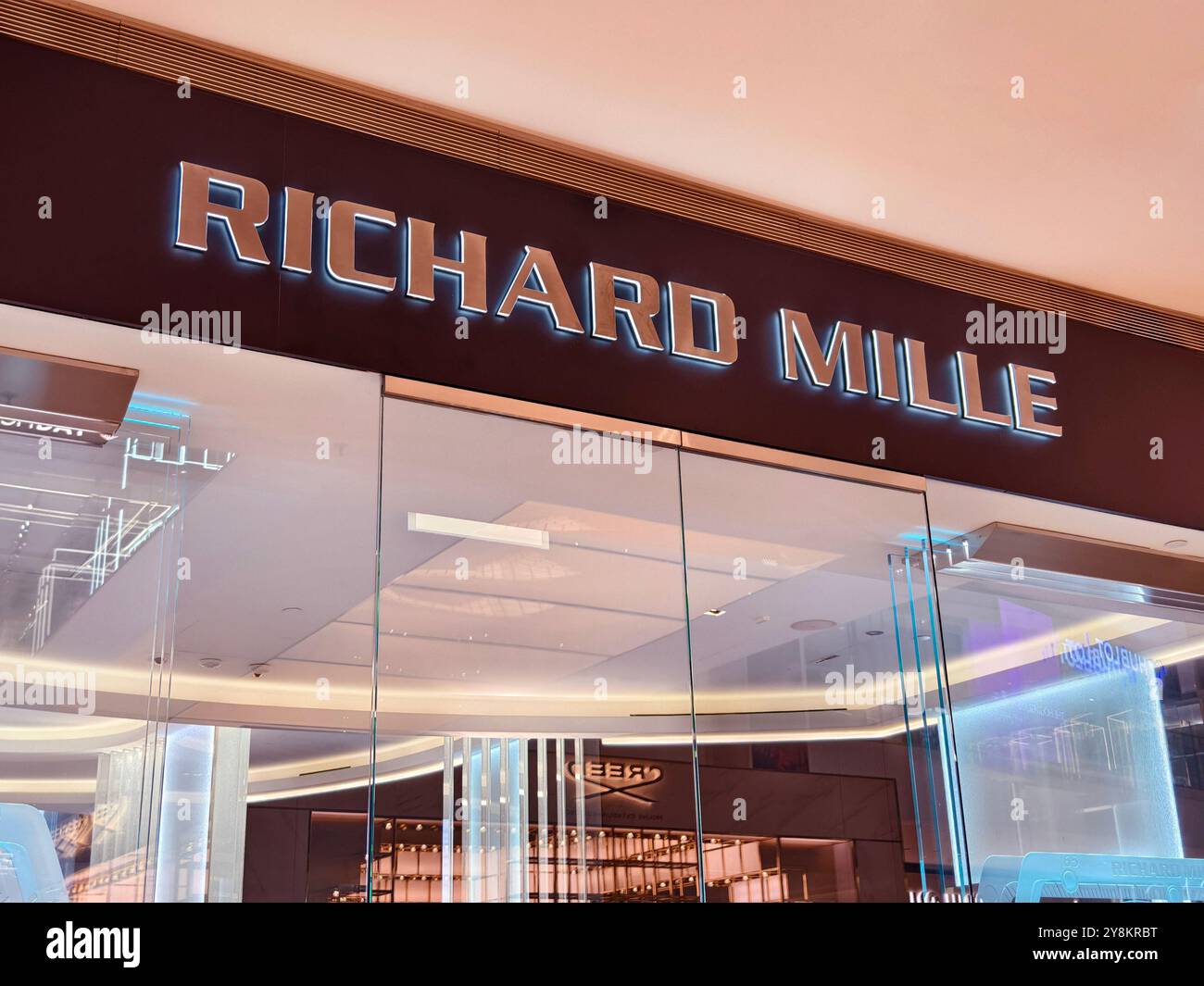 KUALA LUMPUR, MALAYSIA - AUGUST 28, 2024: Richard Mille brand retail ...