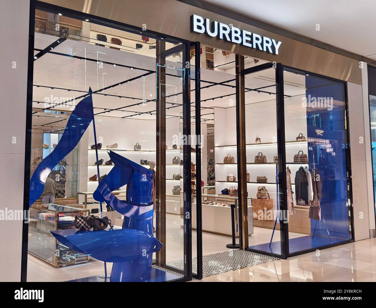 KUALA LUMPUR, MALAYSIA - AUGUST 28, 2024: Burberry brand retail shop in ...