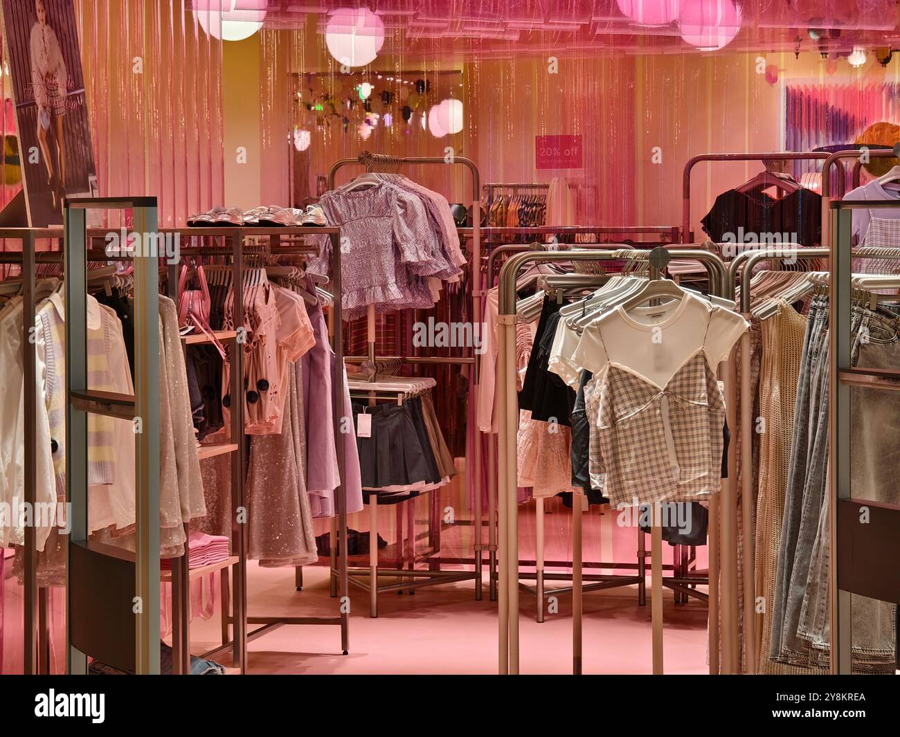 KUALA LUMPUR, MALAYSIA - AUGUST 28, 2024: Monki brand retail shop in ...