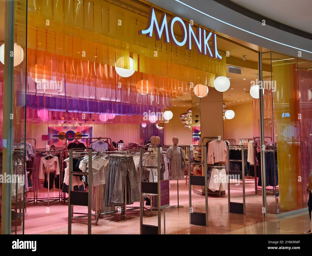 KUALA LUMPUR, MALAYSIA - AUGUST 28, 2024: Monki brand retail shop in ...