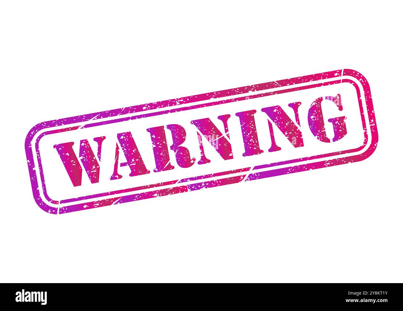 Warning stamp symbol, label sticker sign button, text banner vector ...