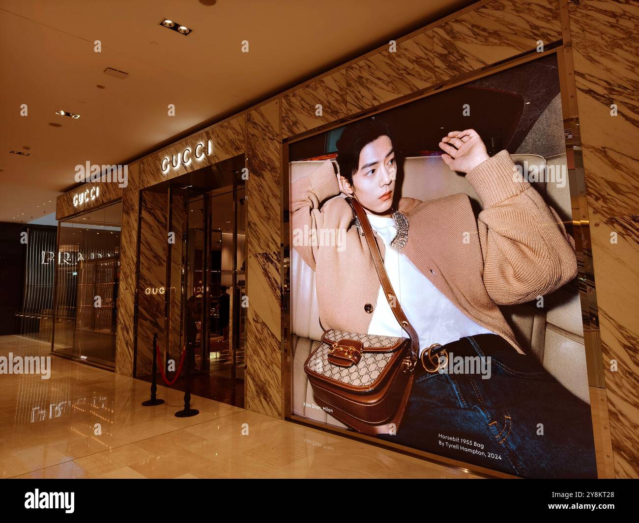 KUALA LUMPUR, MALAYSIA - AUGUST 28, 2024: Gucci brand retail shop in ...