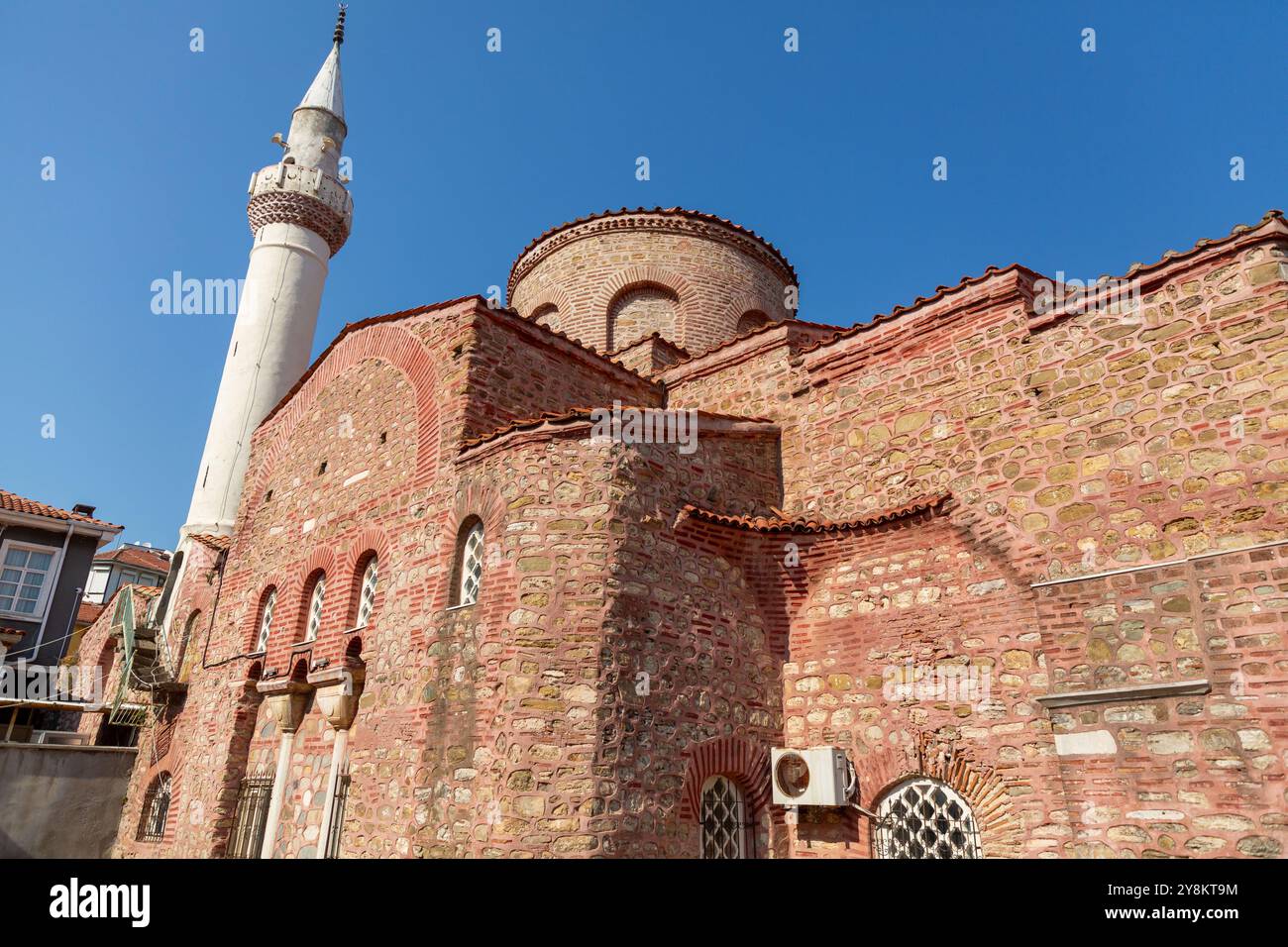 Fatih Mosque, converted from a Greek Orthodox church in Tirilye ...
