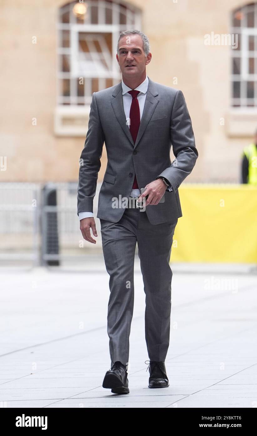 Science and Technology Secretary Peter Kyle arriving at BBC ...