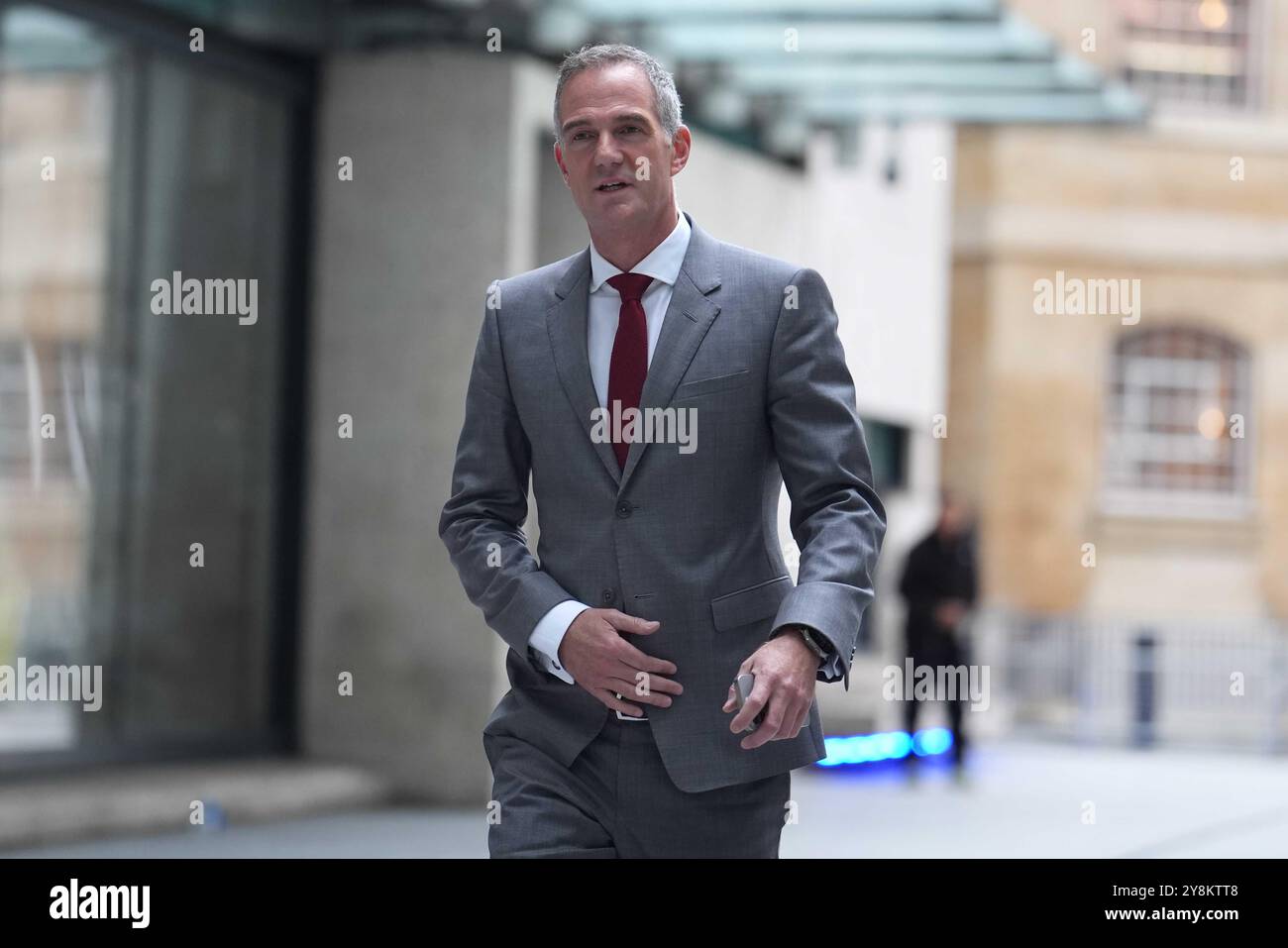 Science and Technology Secretary Peter Kyle arriving at BBC ...
