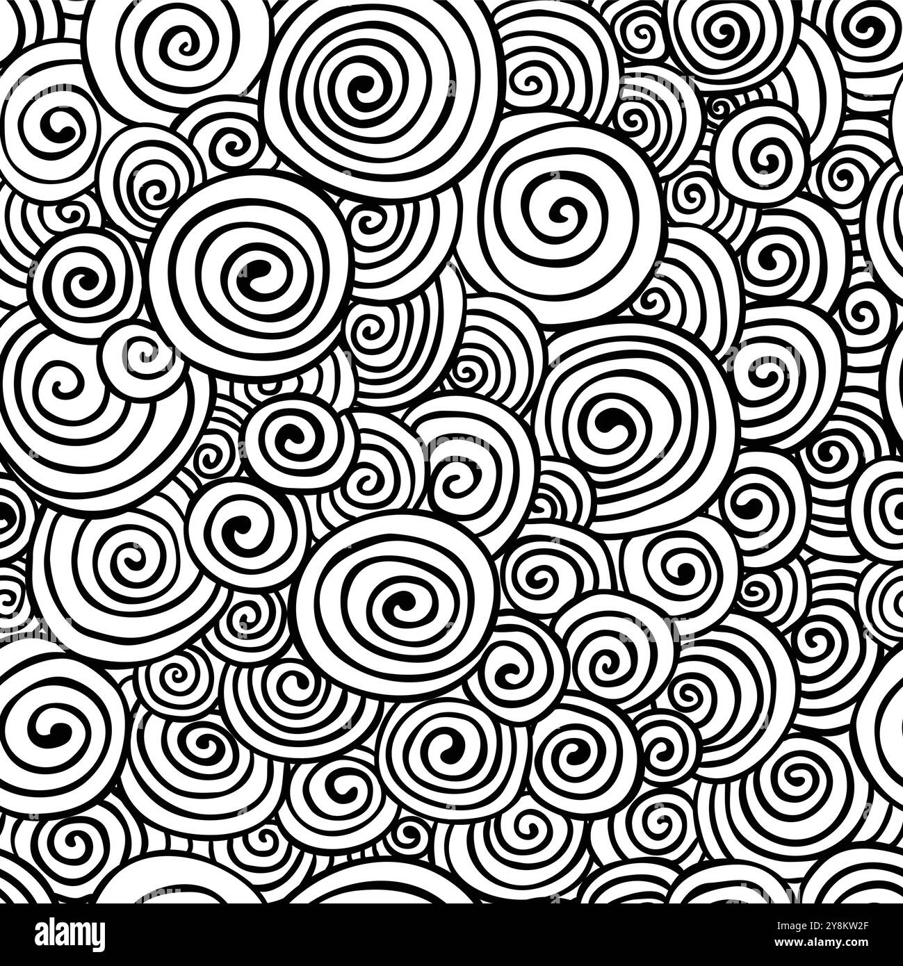 Black and white wallpaper patterns Stock Vector Images - Alamy
