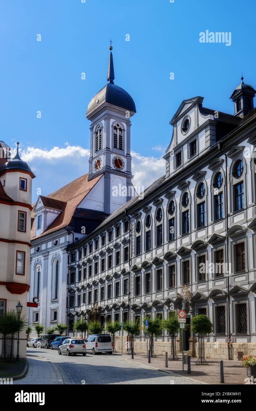Historic old town of Dillingen (Bavaria, Germany Stock Photo - Alamy