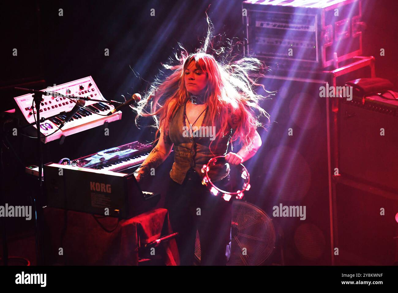 London, UK. 05th Oct, 2024. LONDON, ENGLAND - OCTOBER 05: Zia McCabe of ...