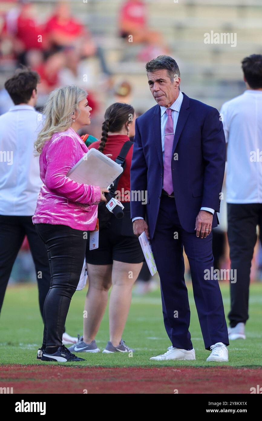 October 5, 2024: Chris Fowler and Holly Rowe share a conversation at ...