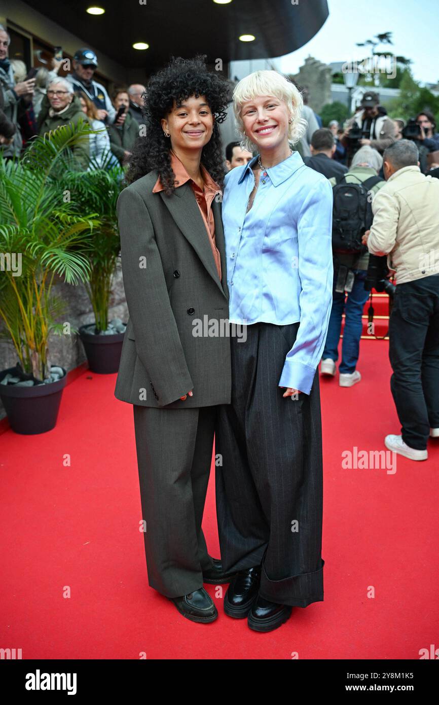 Dinard, France. 5th Oct 2024. Phoebe Campbell and girlfrend Hannah van ...