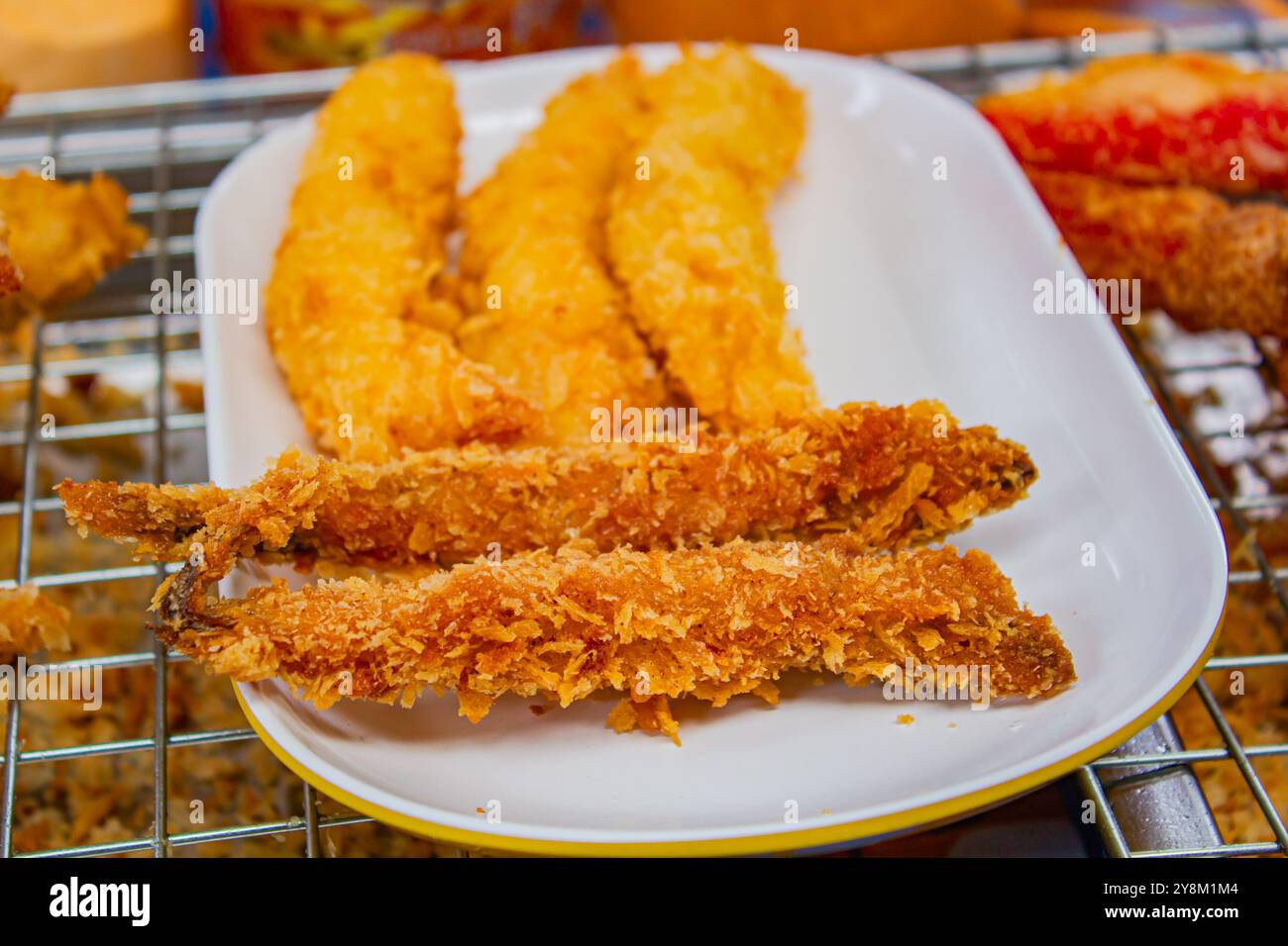 Deep fried Capelin Fish (Shishamo), Thai fried battered egg fish Stock ...