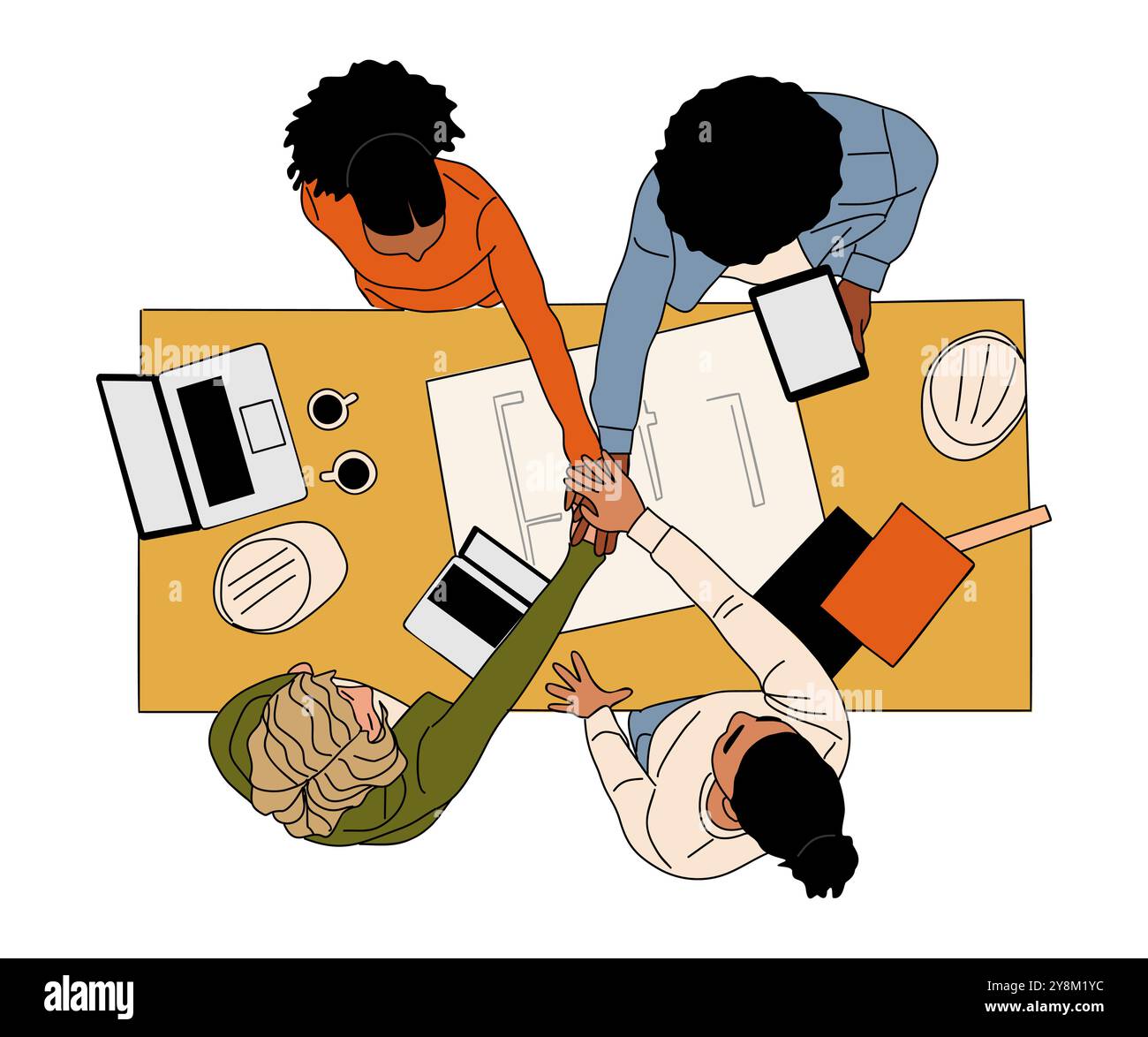 American engineers at work Cut Out Stock Images & Pictures - Alamy