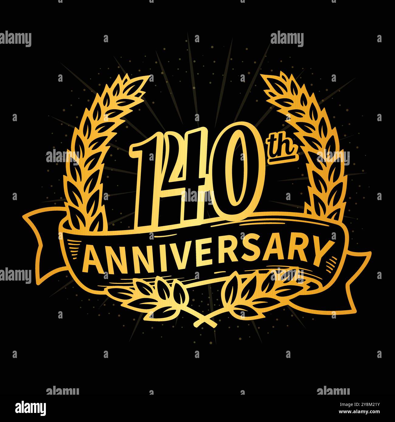 140th logo hi-res stock photography and images - Alamy