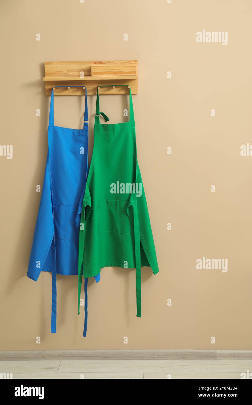 Two aprons hi-res stock photography and images - Alamy