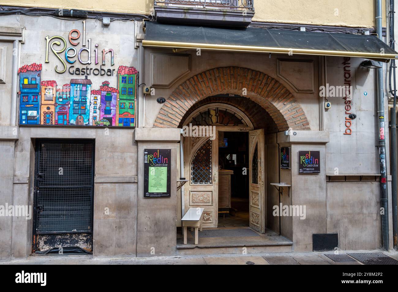 El redin gastrobar sign hi-res stock photography and images - Alamy