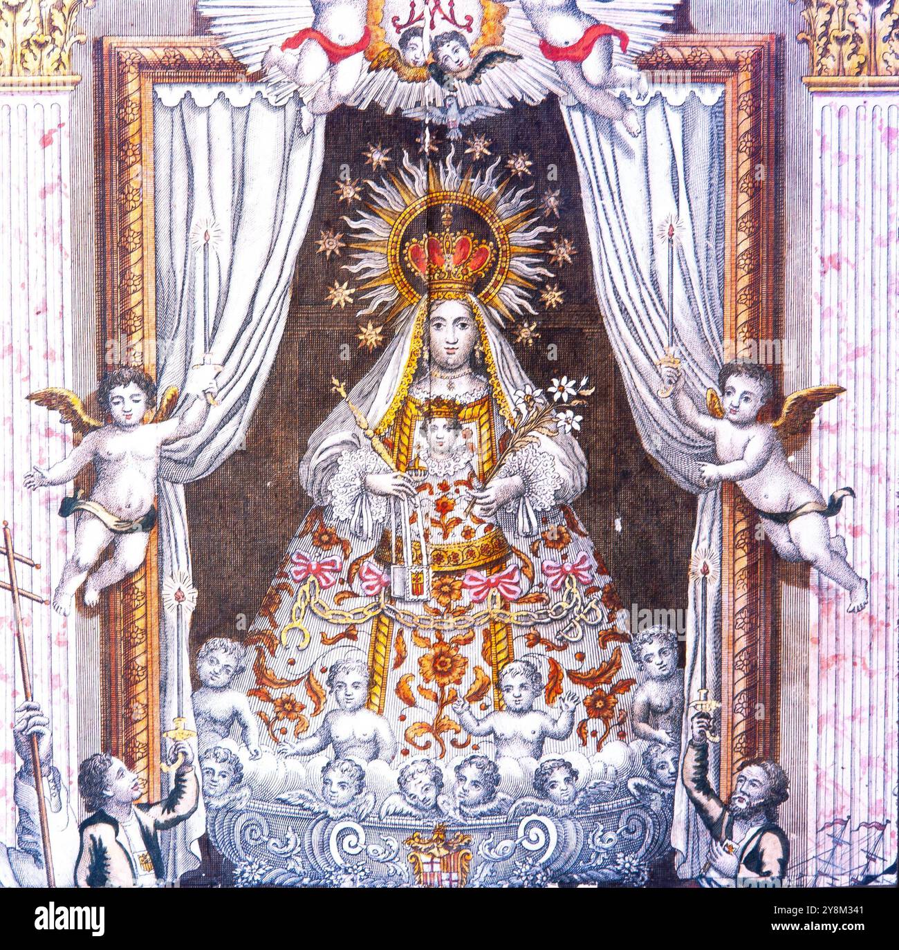 Virgen de la Merced (Mare de Déu de la Mercè), 1804. IMHB Stock Photo ...