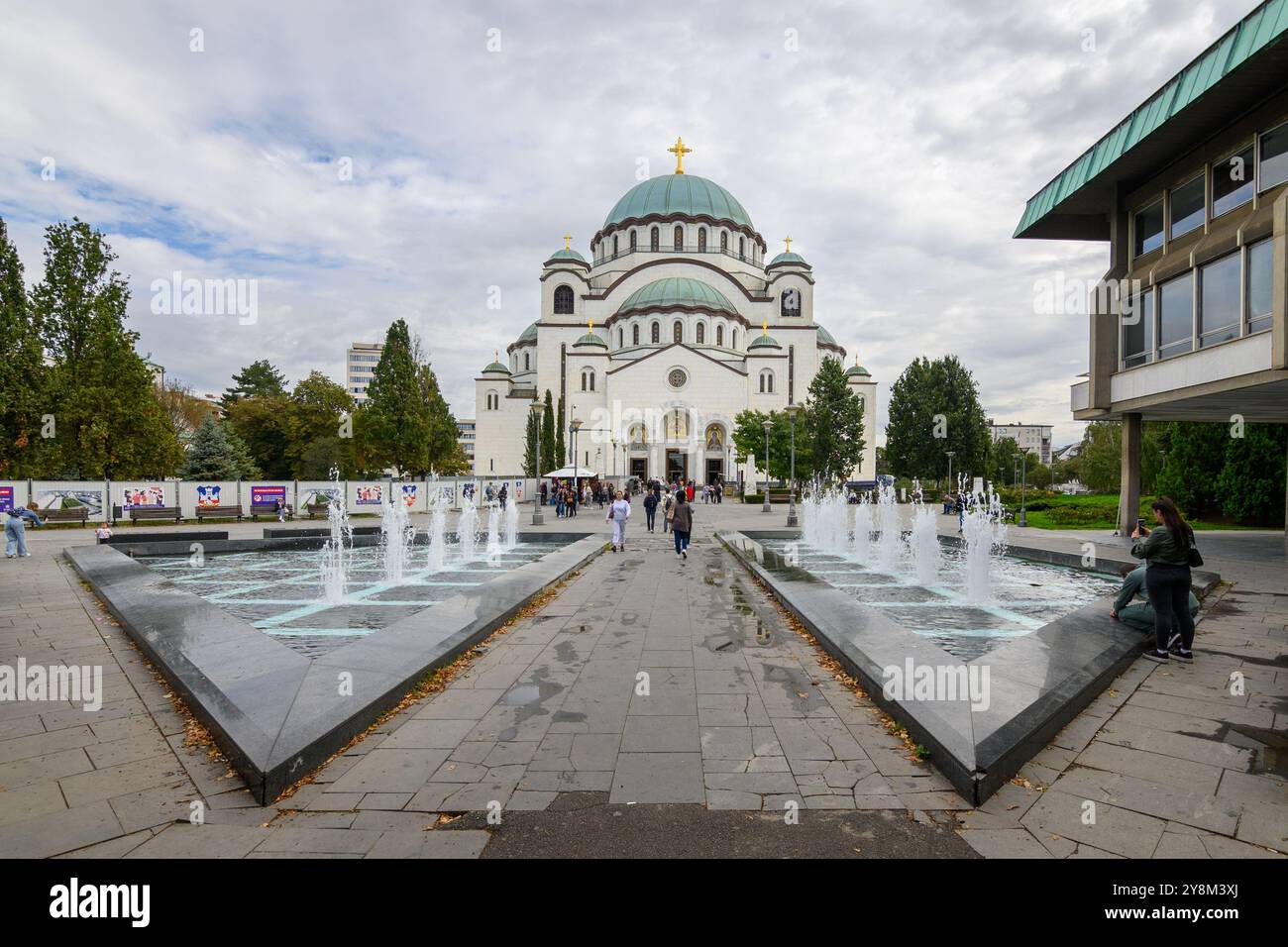 Saint Sava church, one of the biggest Orthodox Christian churches in ...