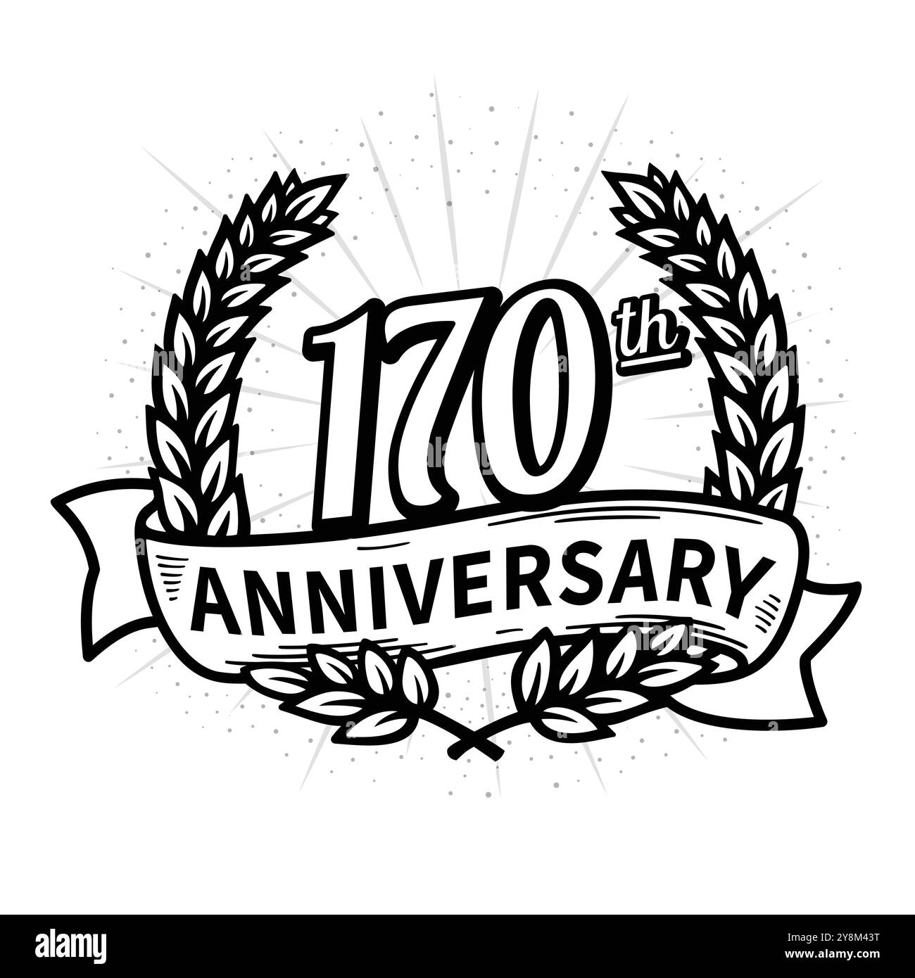 170 years anniversary celebration logotype. 170th anniversary logo ...