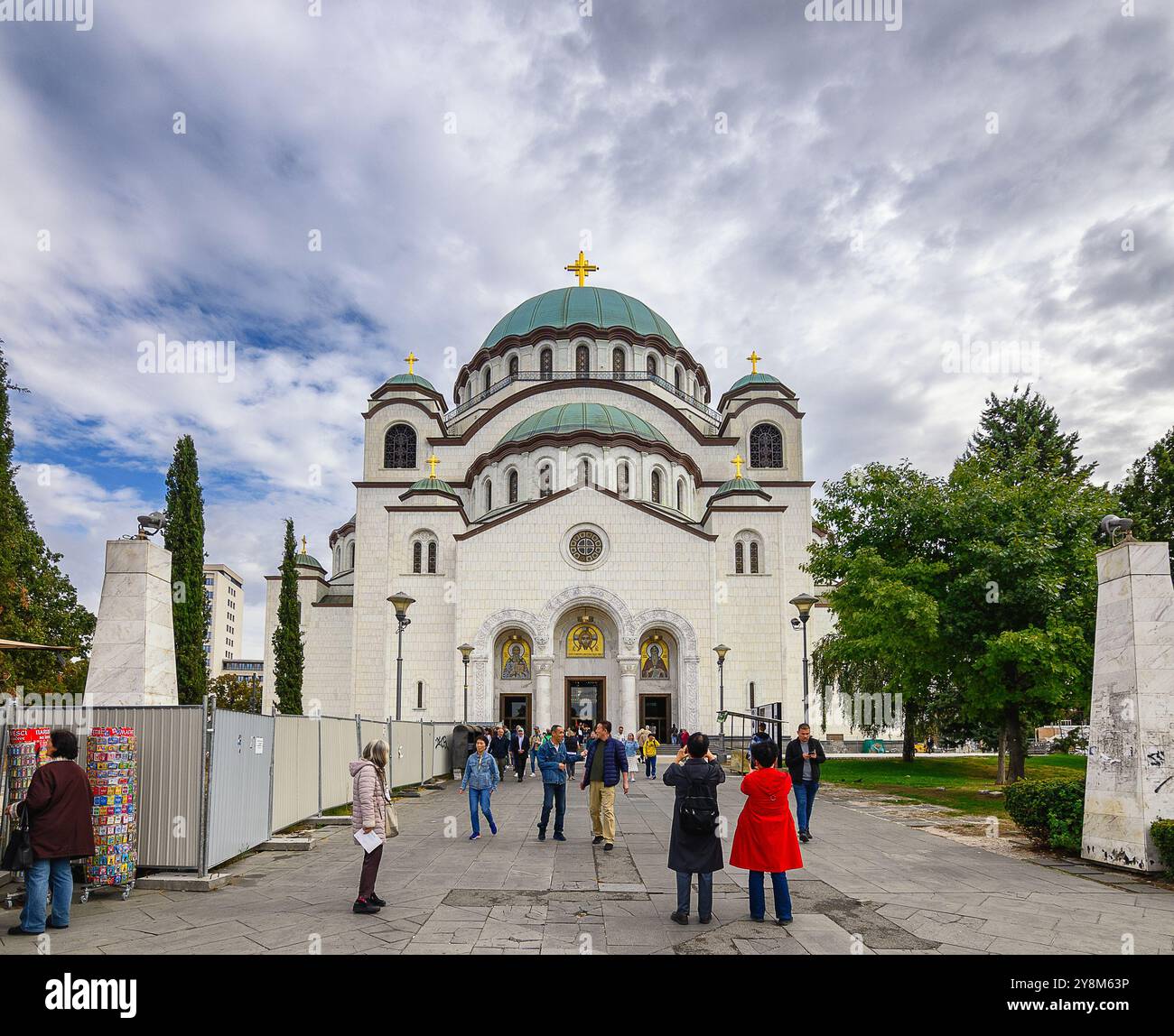 Saint Sava church, one of the biggest Orthodox Christian churches in ...