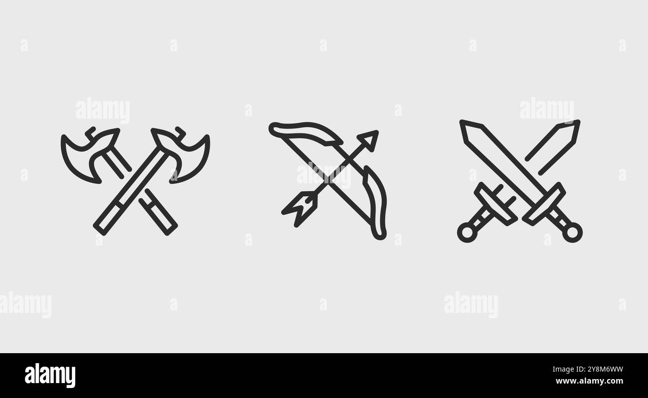 Medieval collection Black and White Stock Photos & Images - Alamy