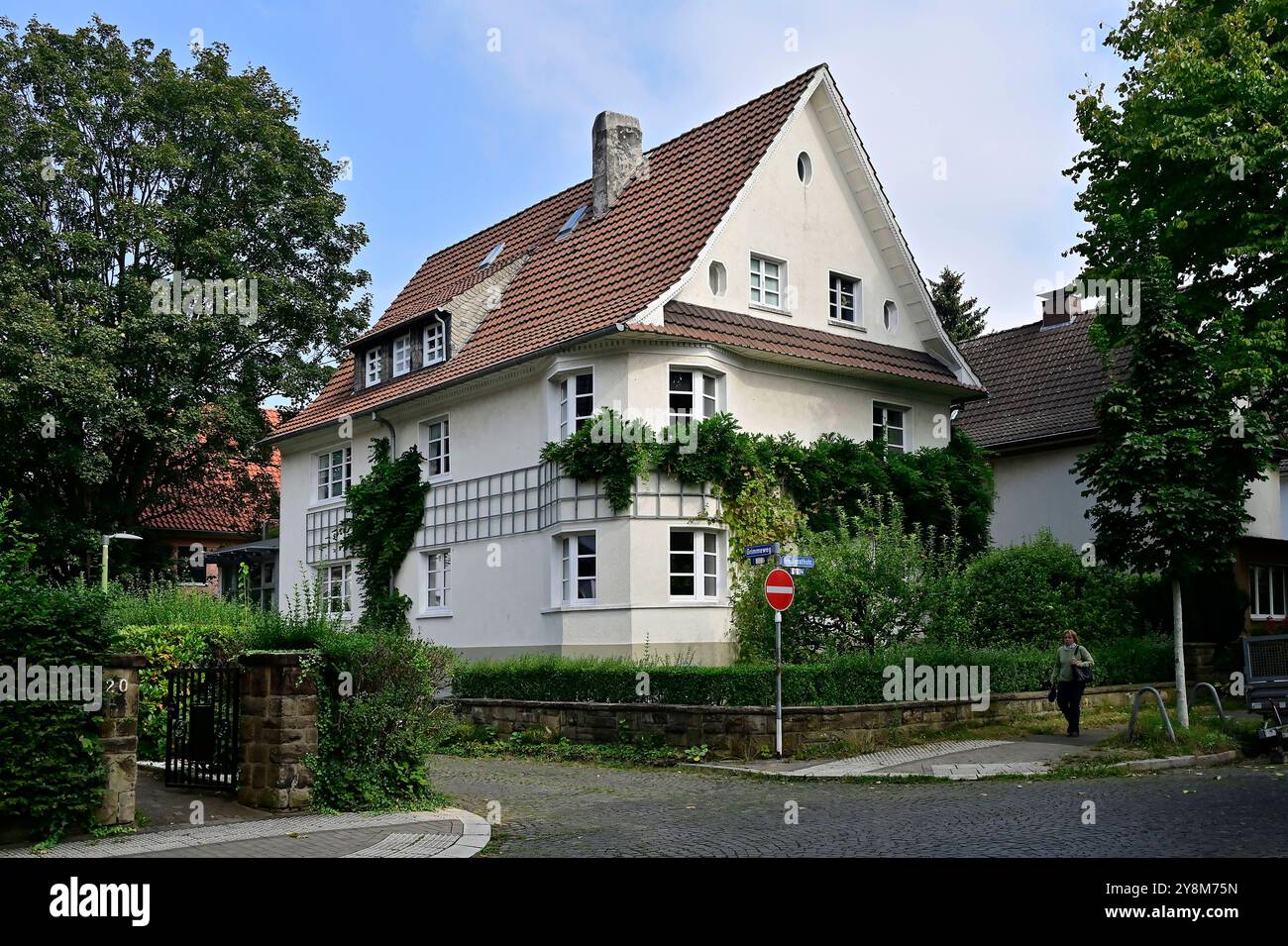 15.09.2024, Deutschland, Nordrhein-Westfalen, Ruhrgebiet, Dortmund. Siedlung Gartenstadt. Die ...