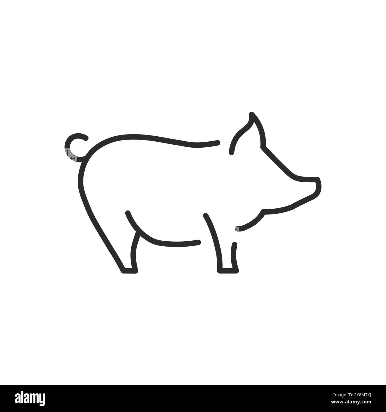Organic pig production Black and White Stock Photos & Images - Alamy