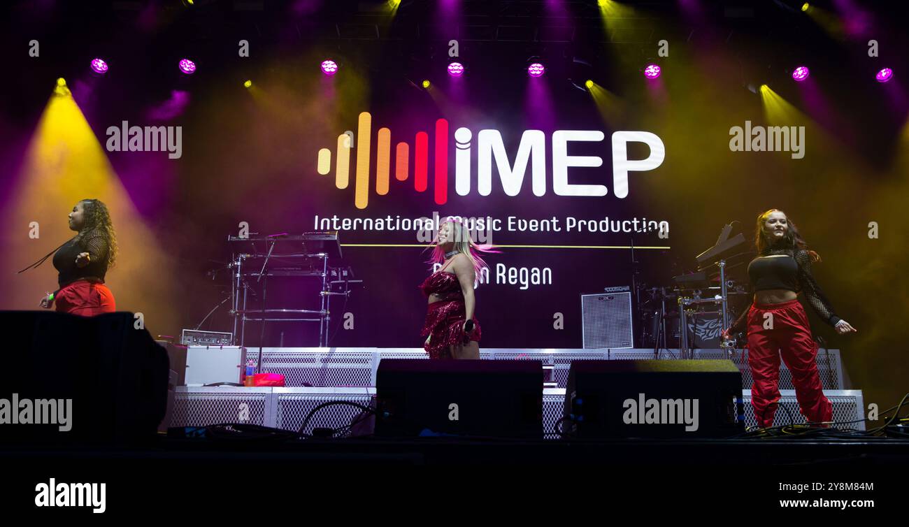 Robyn Regan performs live at iMEP festival in Accrington Uk 21st ...