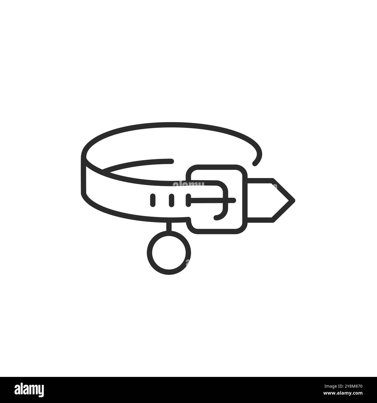 Pet Collar Icon Stock Vector Image & Art - Alamy