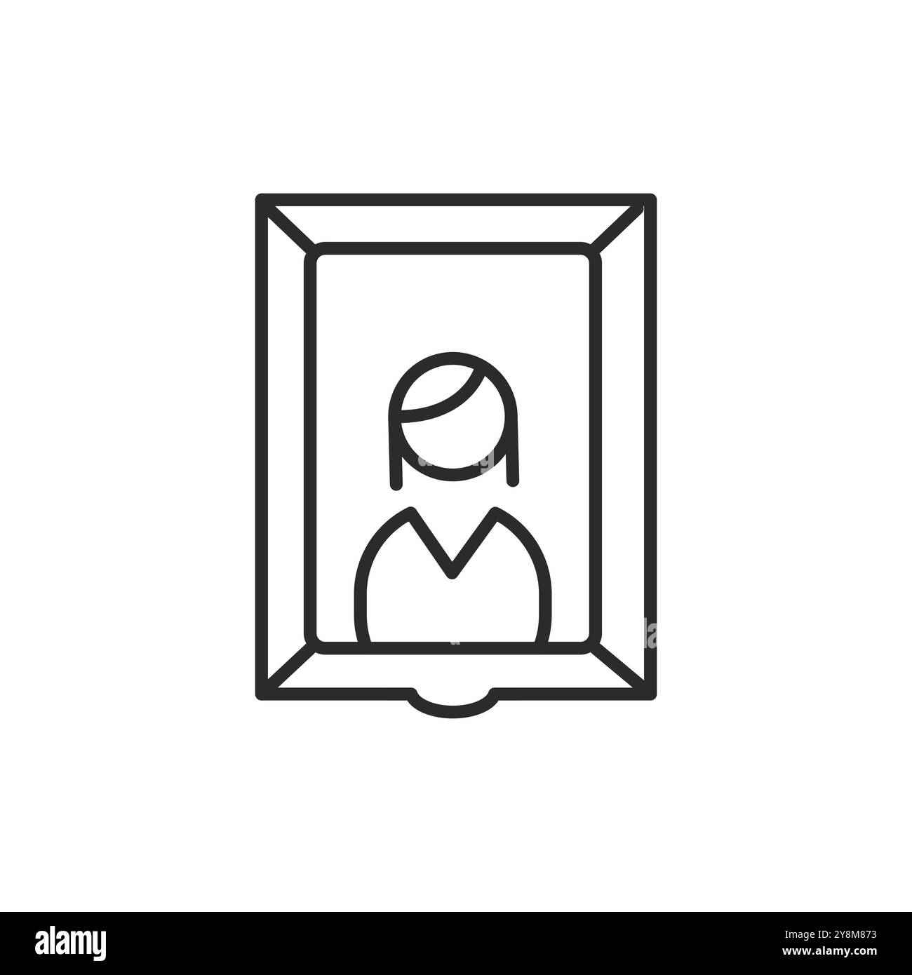 Classic portrait painting Stock Vector Images - Alamy