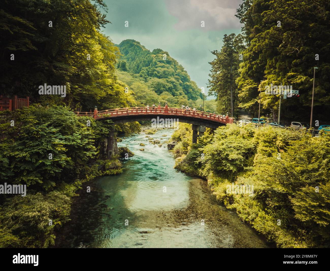 Shinkyo historic bridge in Nikko, Japan Stock Photo - Alamy