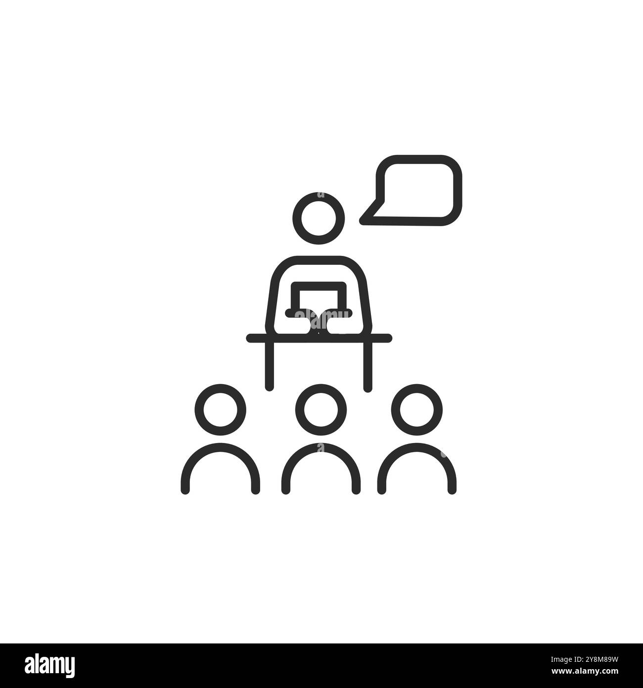 Course lecture Black and White Stock Photos & Images - Alamy