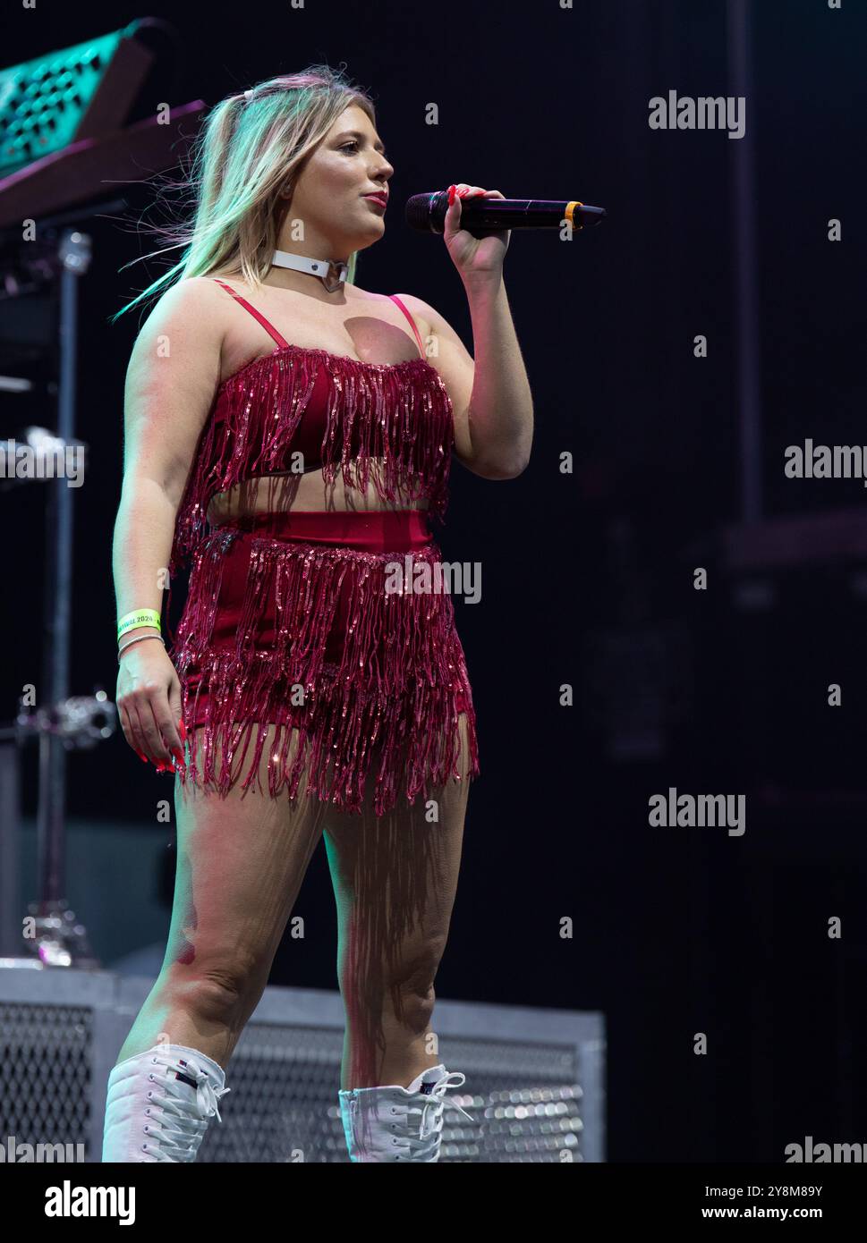 Robyn Regan performs live at iMEP festival in Accrington Uk 21st ...