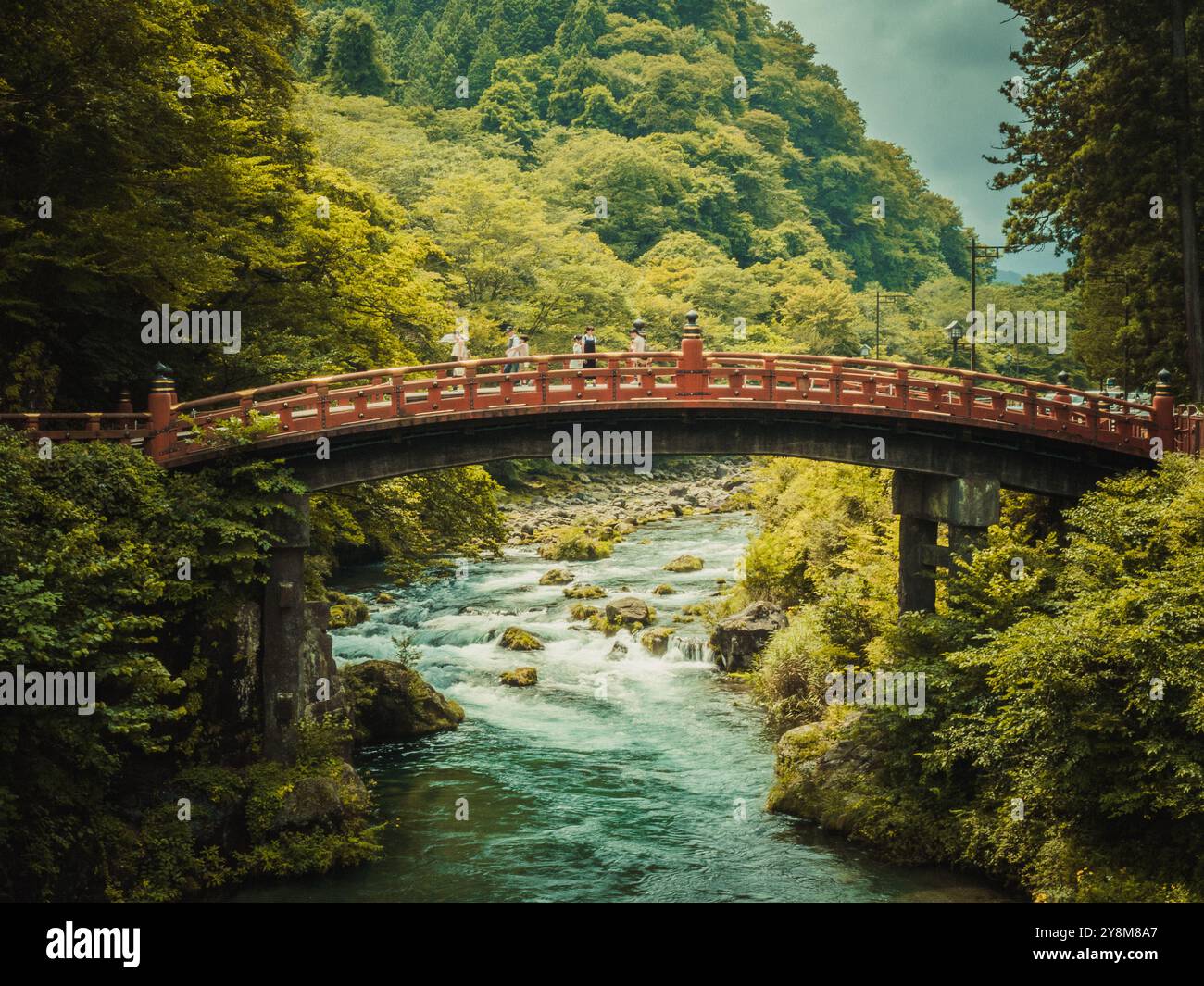 Shinkyo historic bridge in Nikko, Japan Stock Photo - Alamy