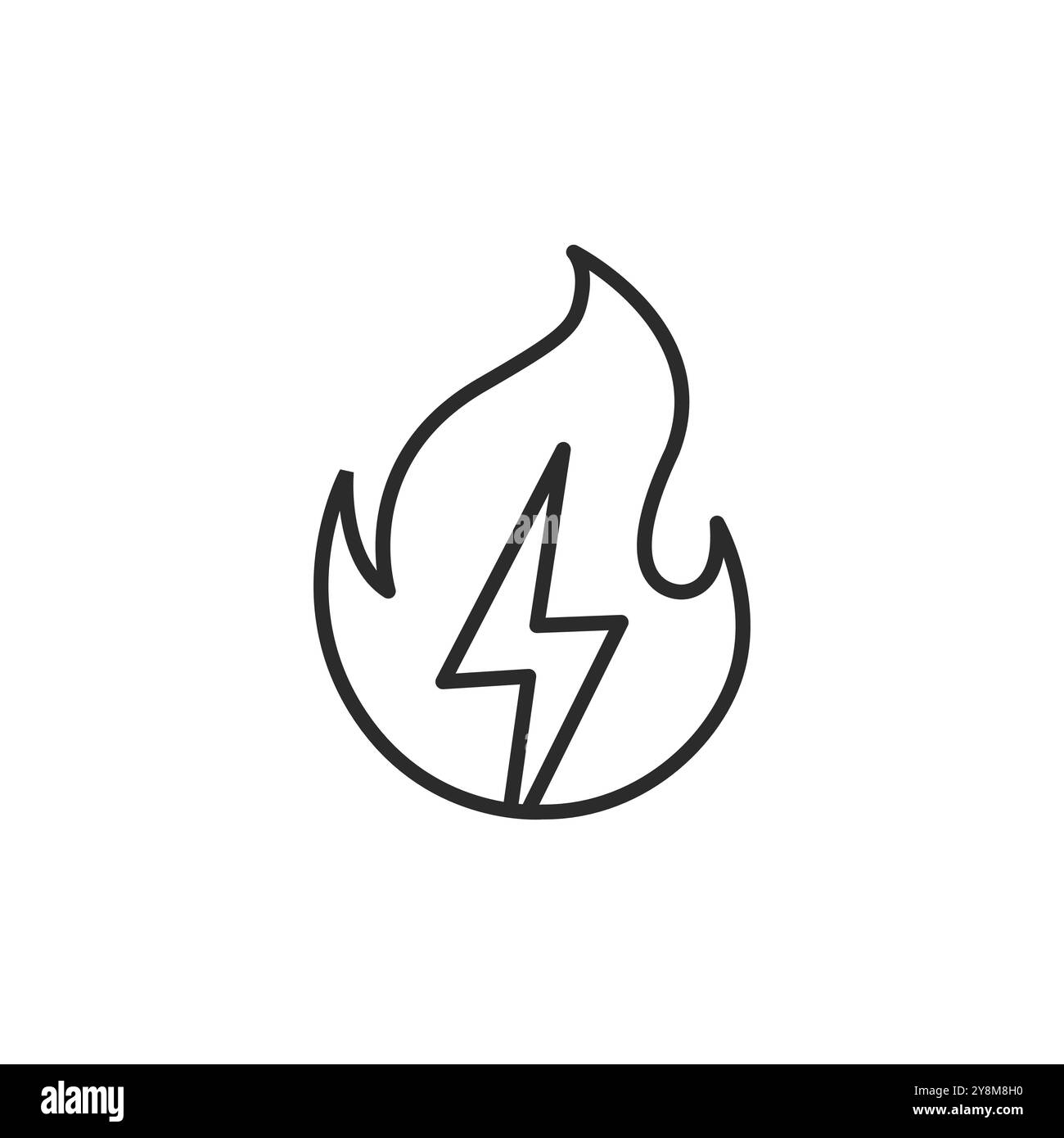 Energy Combustion Icon Stock Vector Image & Art - Alamy