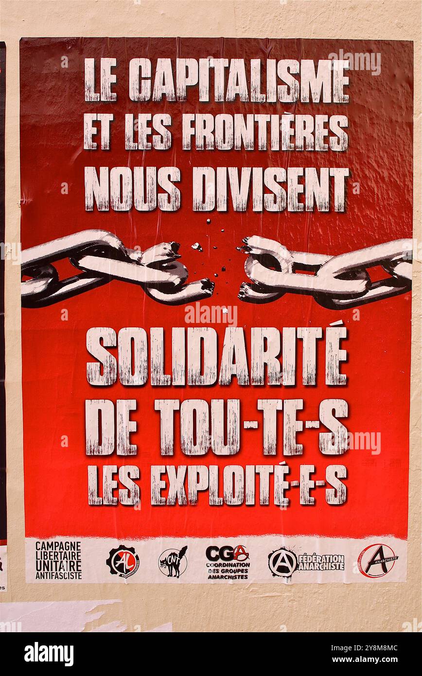Political posters, France Stock Photo - Alamy