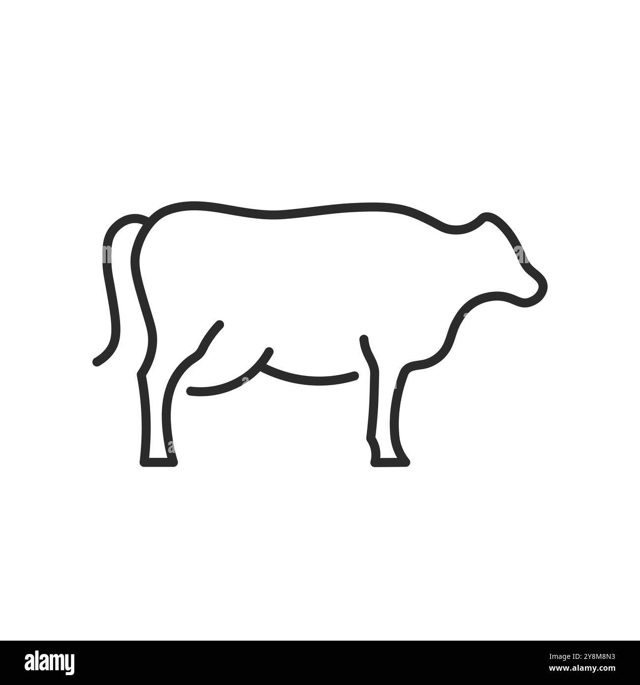 Cow ruminant Stock Vector Images - Alamy