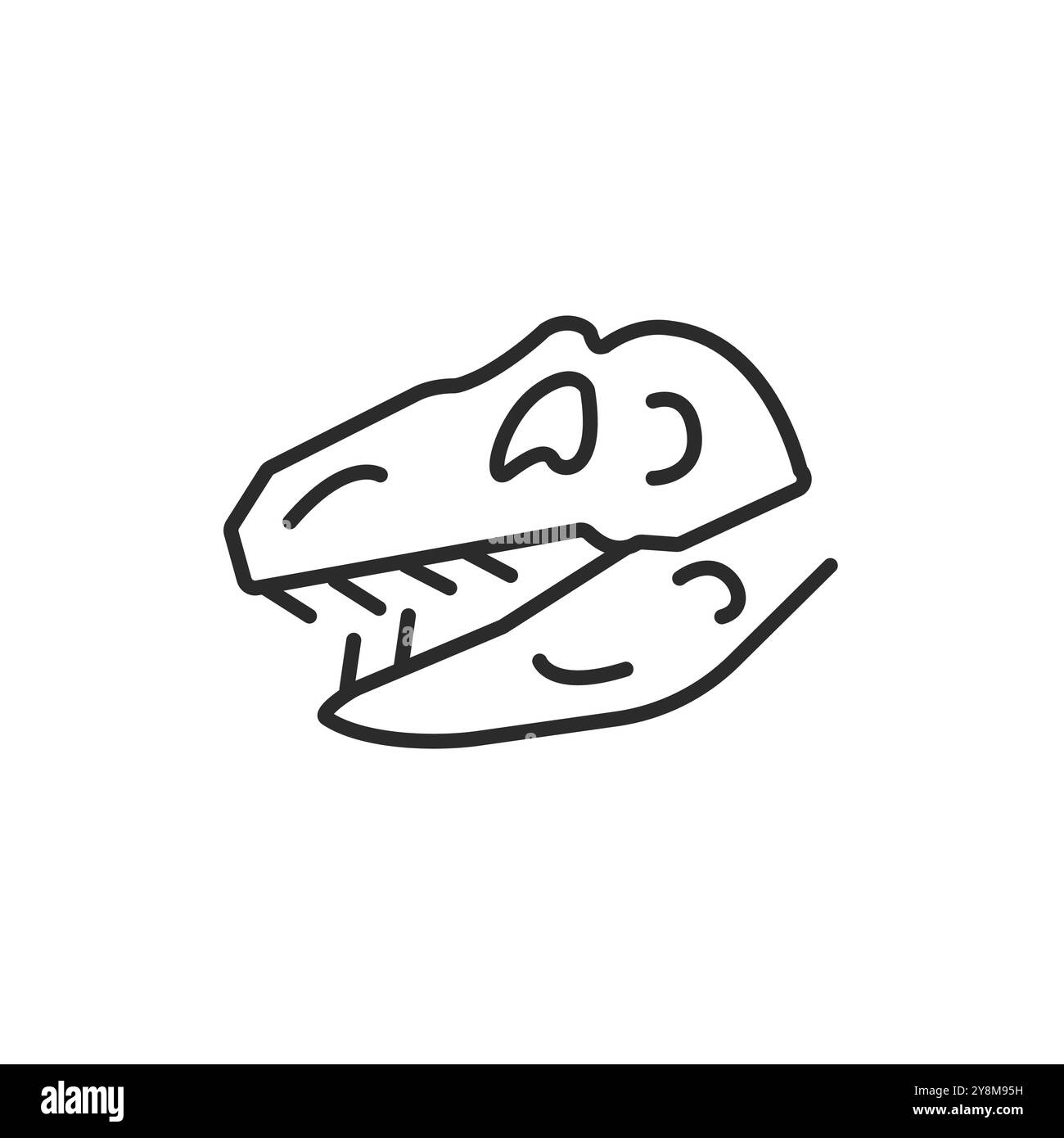 Dinosaur Skull Icon Stock Vector Image & Art - Alamy