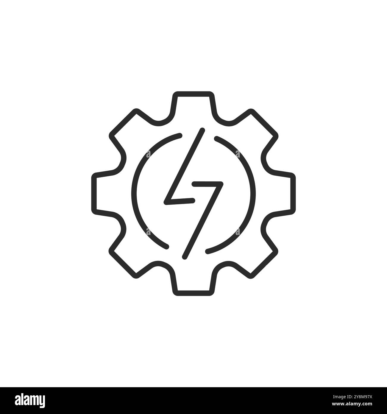 Mechanical Energy Icon Stock Vector Image & Art - Alamy