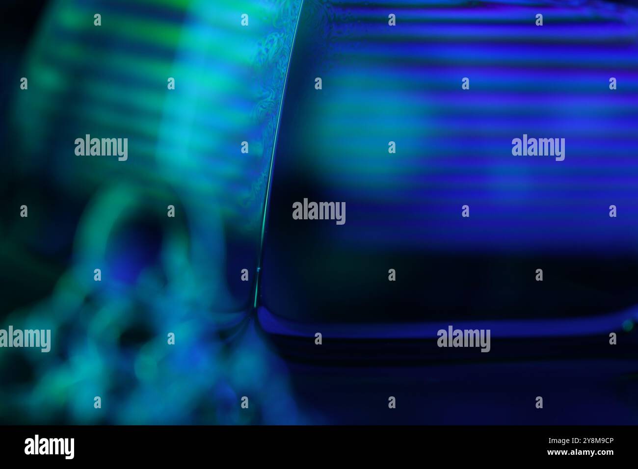 Blue and white liquid texture, liquid cells, liquid reflection ...