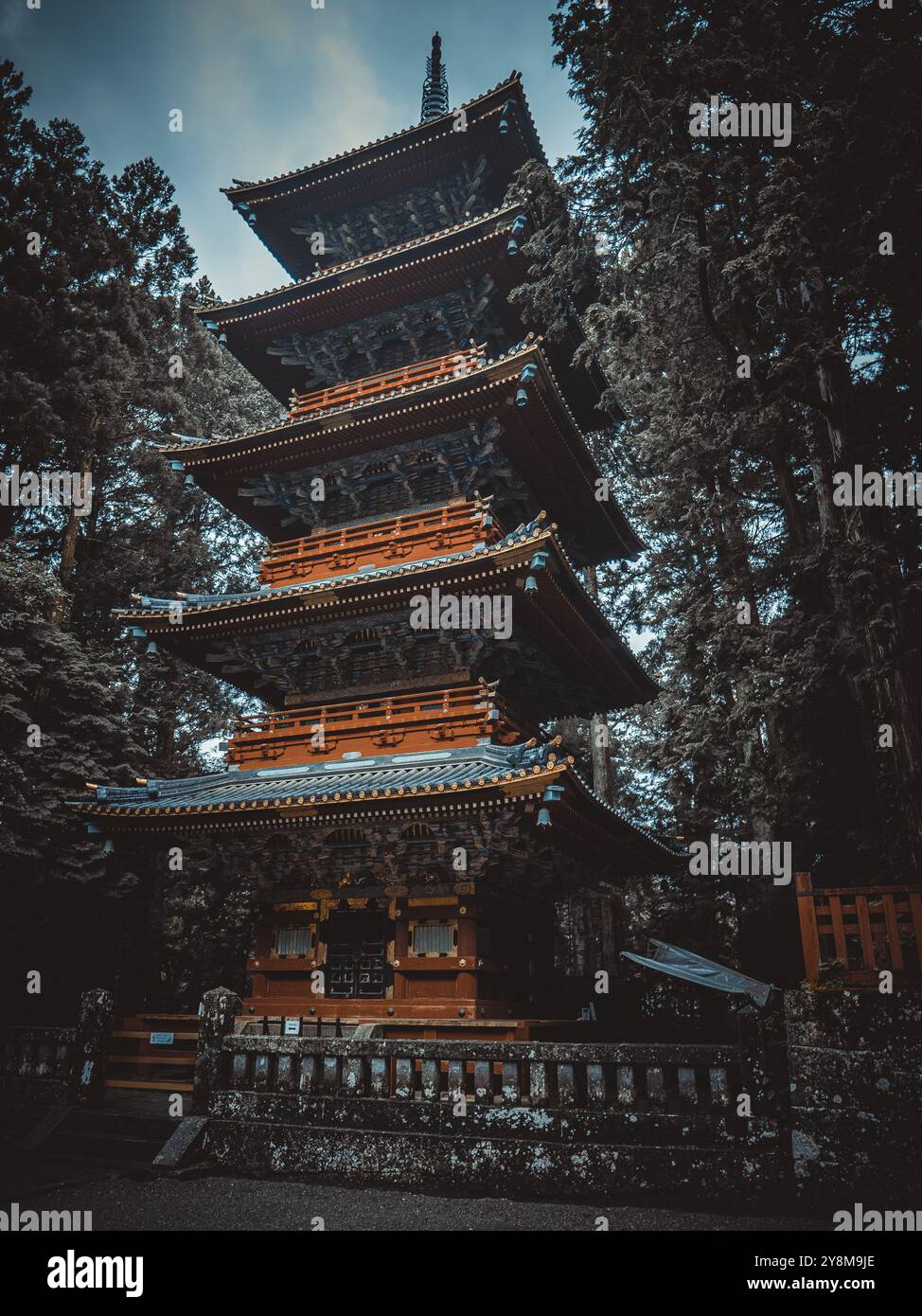 Toshogu Shrine in Nikko - Pagoda by gateway Stock Photo - Alamy
