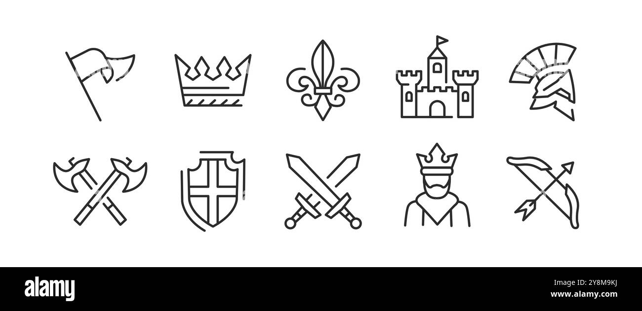 Medieval warrior queen Cut Out Stock Images & Pictures - Alamy