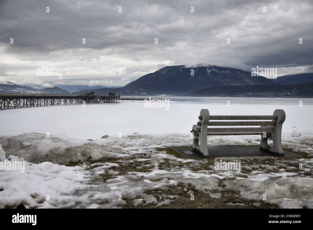 Salmon Arm British Columbia Shuswap Lakes and tourism Stock Photo - Alamy