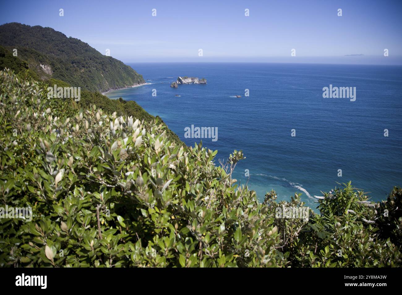 Ocean View New Zealand South Island West Coast Stock Photo - Alamy